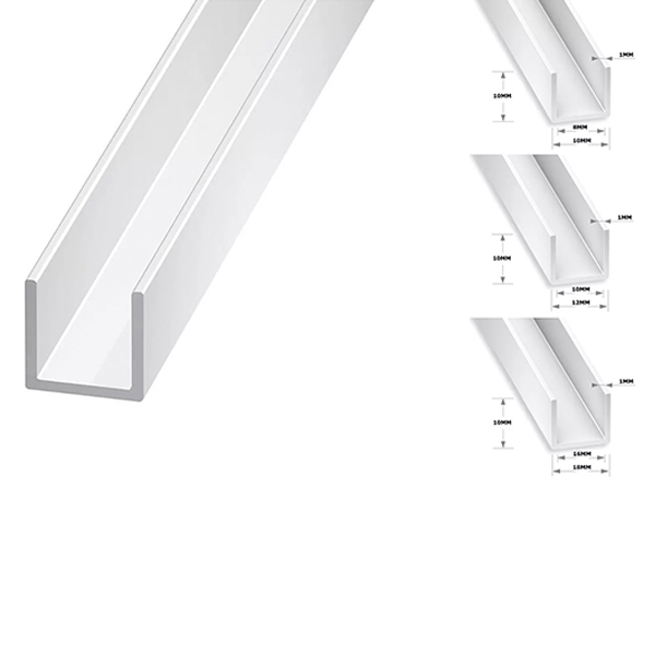 Buy High Quality Plastic Square Tubes 1m Long PVC Box Section, Square ...