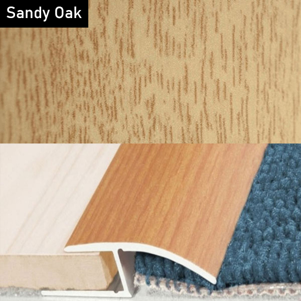 Shop premium Quality Aluminium Wood Effect Screw Fix Door Threshold