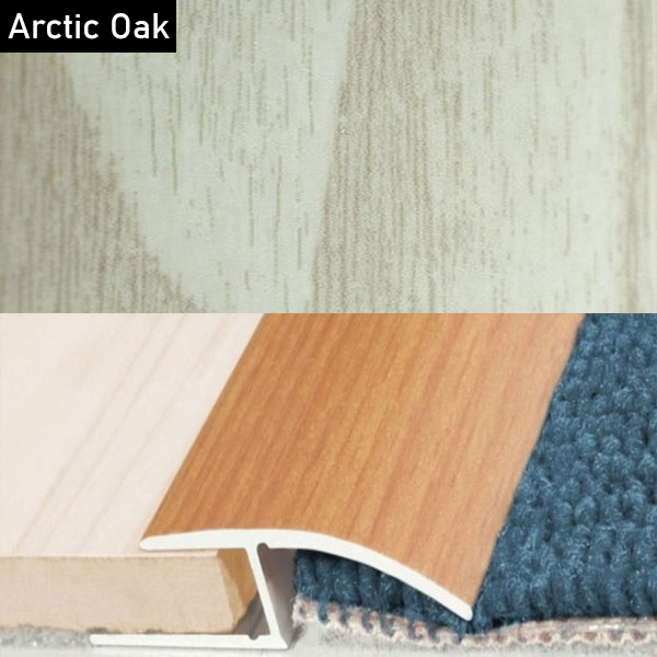 Shop premium Quality Aluminium Wood Effect Screw Fix Door Threshold