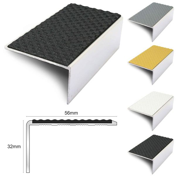 Shop Good Quality 56mm x 32mm External Stair Nosing Edge Trim With ...