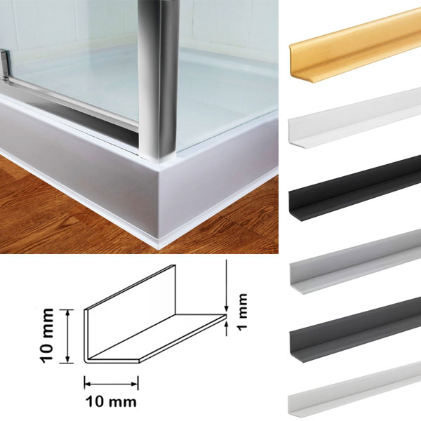 Shop Top Quality 5m Plastic Pvc Corner 90 Degree Angle Trim Flexible ...