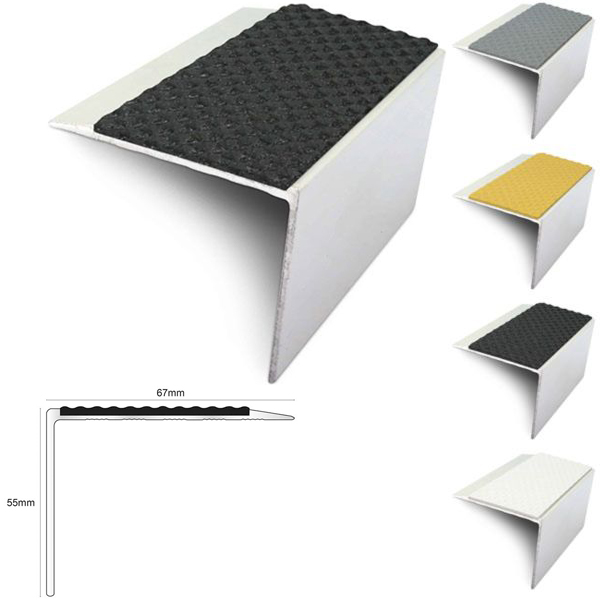 Shop Premium Quality 67mm x 55mm Commercial Stair Nosing Edge Trim With ...