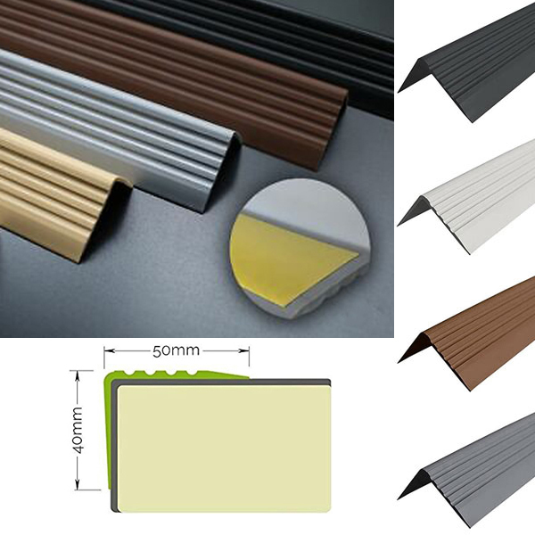 Shop Best Quality 50mm x 42mm Self Adhesive Stair Nosing Bullnose Stair ...