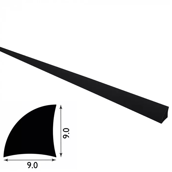 Shop Top Quality Solid PVC Plastic Quadrant Trim