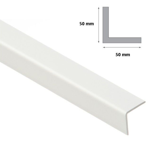 Buy Best Quality White Plastic Pvc Corner 90 Degree Angle Trim - 1m Long